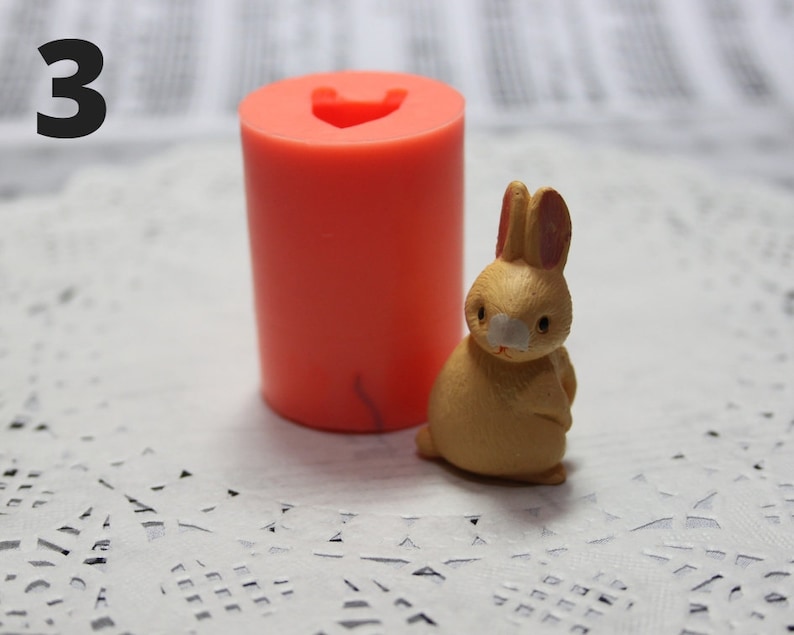 Silicone 3d-molds for Miniature Rabbits of Different Shapes - Etsy