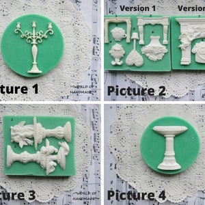 Silicone Forms for Scrapbooking in Vintage Style of Different Shapes ...