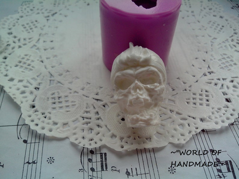 Silicone 3d-molds in the Form of Skulls . Molds for Polymer - Etsy