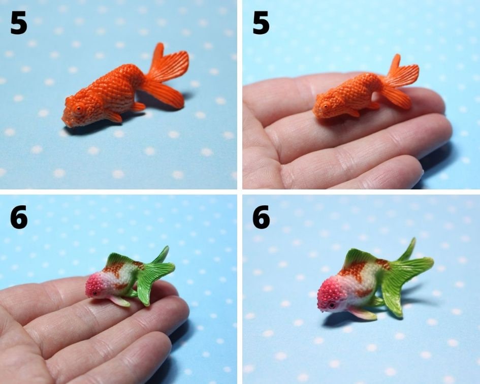 Silicone 3D-molds miniature fish of various shapes and sizes. | Etsy