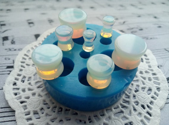Silicone Mold Plugs 7 Sizes to Choose From Round Tunnels | Etsy