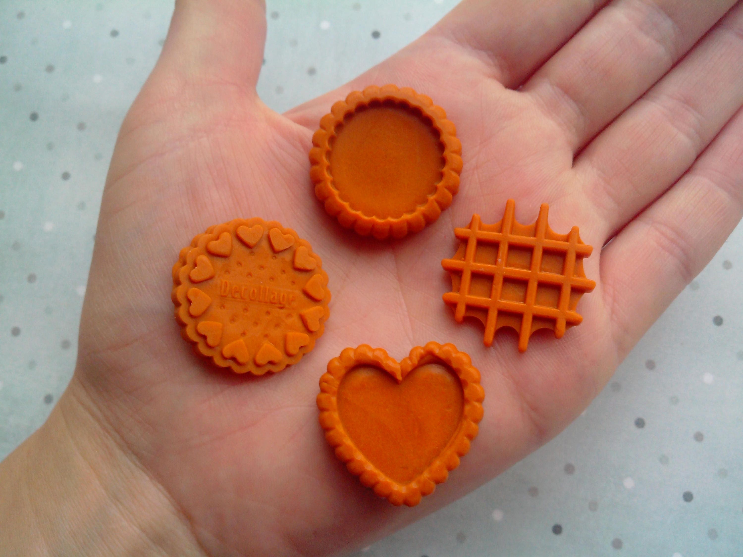 Silicone Molds in the Form of Miniature Cookies of Different - Etsy