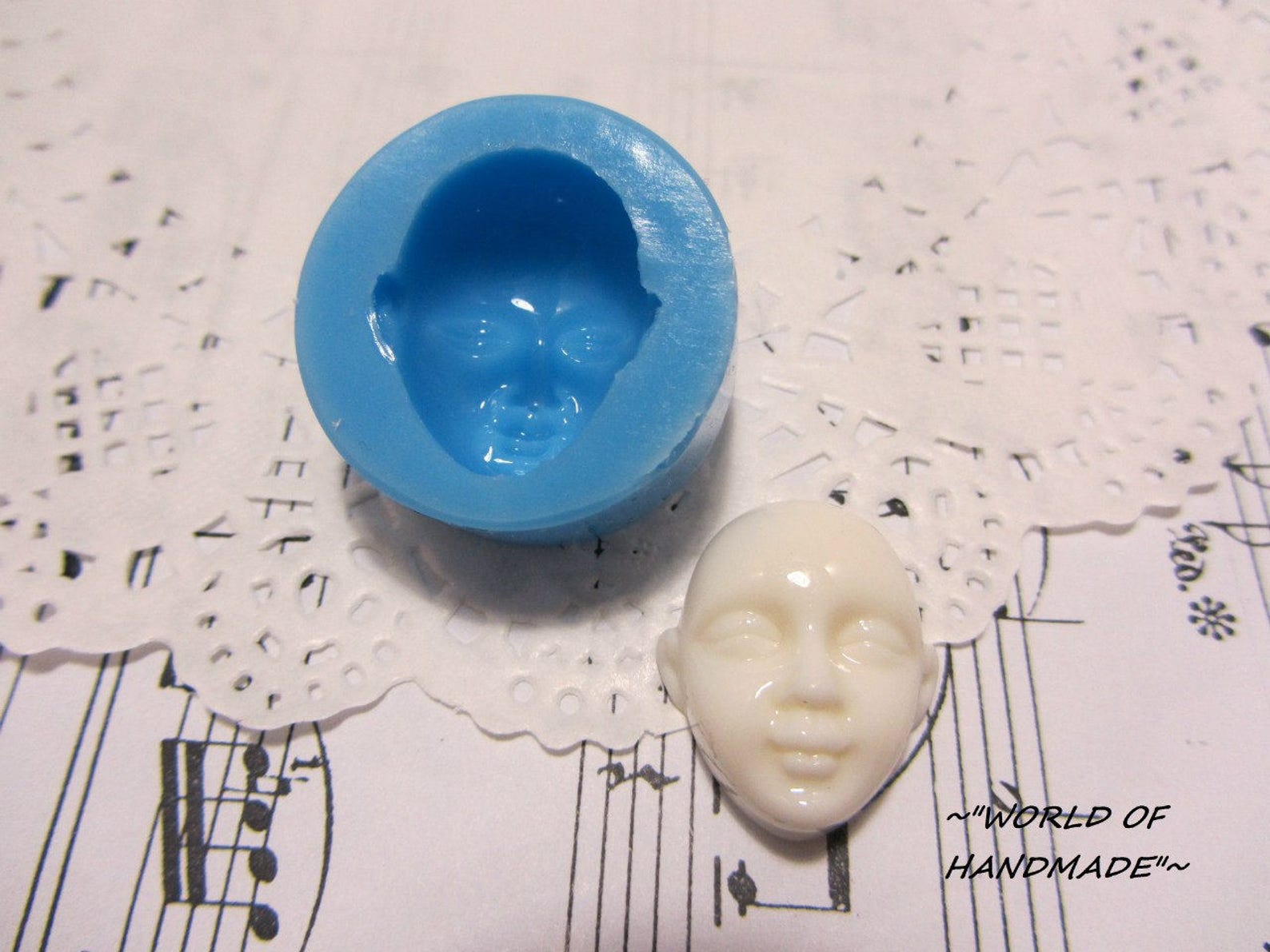 Silicone Molds in the Form of Human Faces of Different Shapes - Etsy