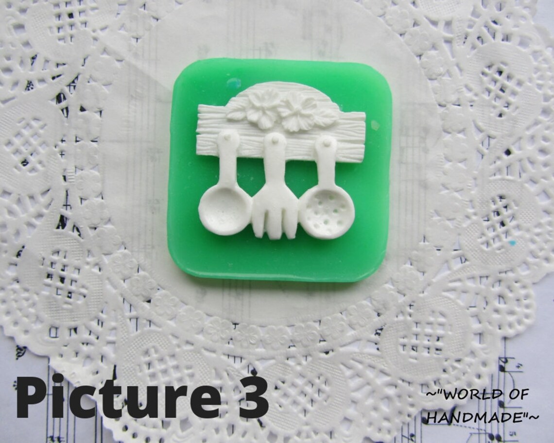 Silicone Forms for Scrapbooking in the Form of Kitchen Utensils and ...