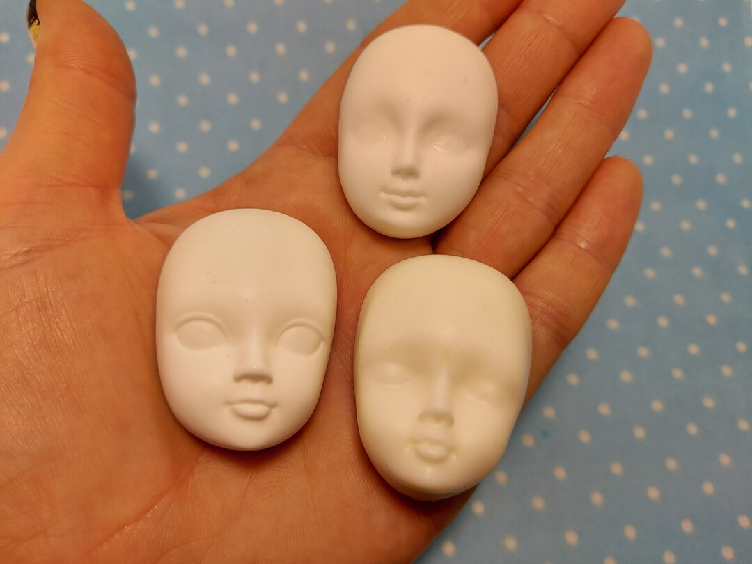Silicone Molds in the Form of Human Faces of Different Shapes and Sizes ...