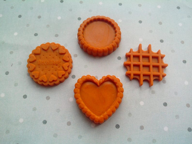 Silicone Molds in the Form of Miniature Cookies of Different - Etsy