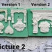 Silicone Forms for Scrapbooking in Vintage Style of Different Shapes ...