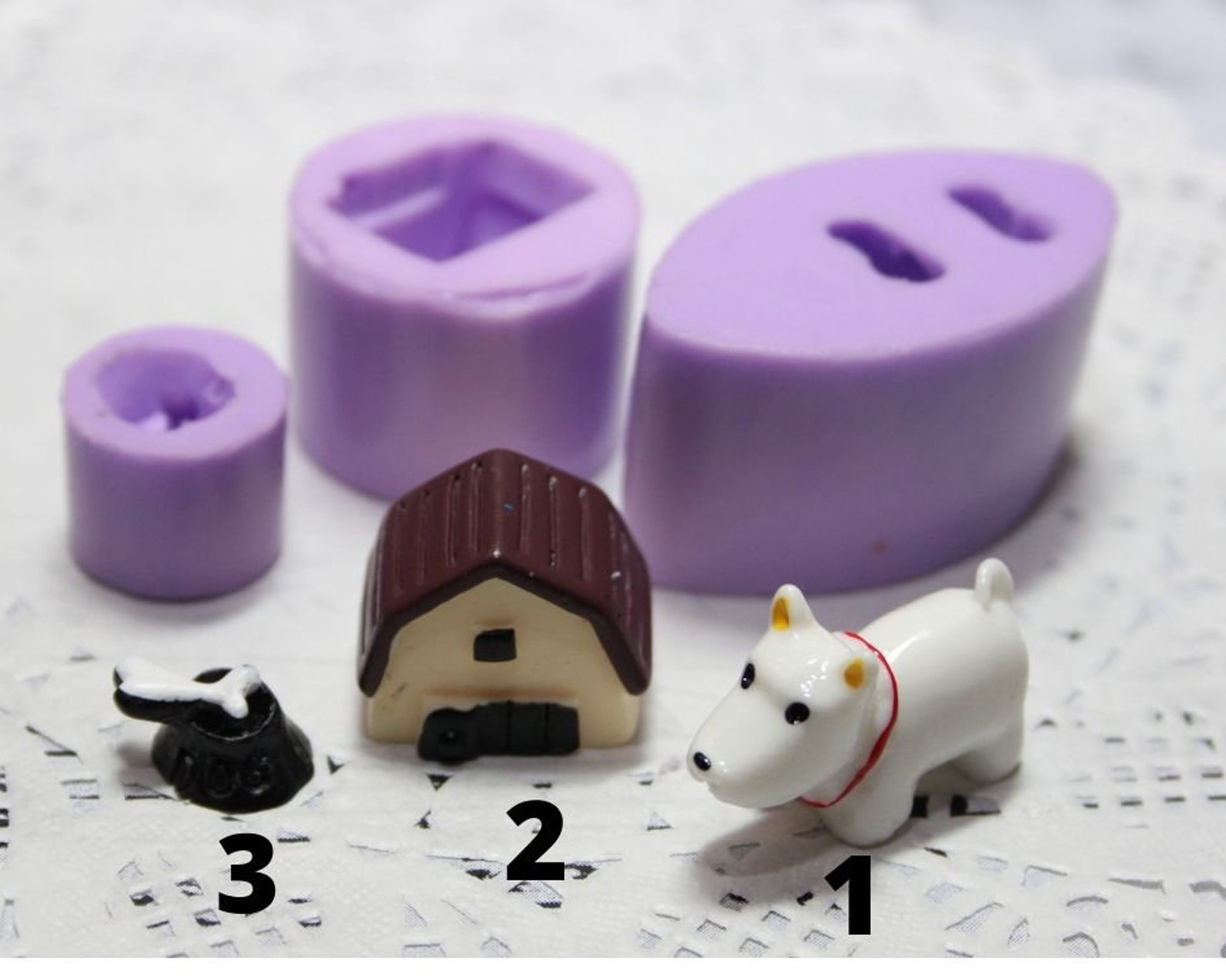 Silicone 3D-molds for miniature pets of different shapes and | Etsy