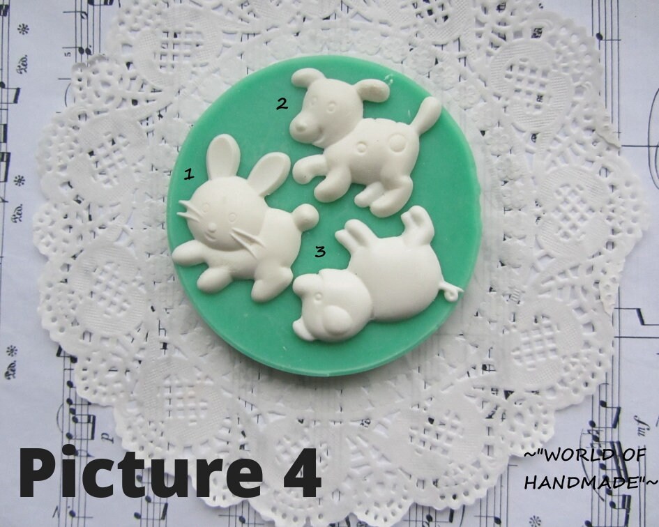 Silicone Forms for Scrapbooking on Children's Themes of Different ...