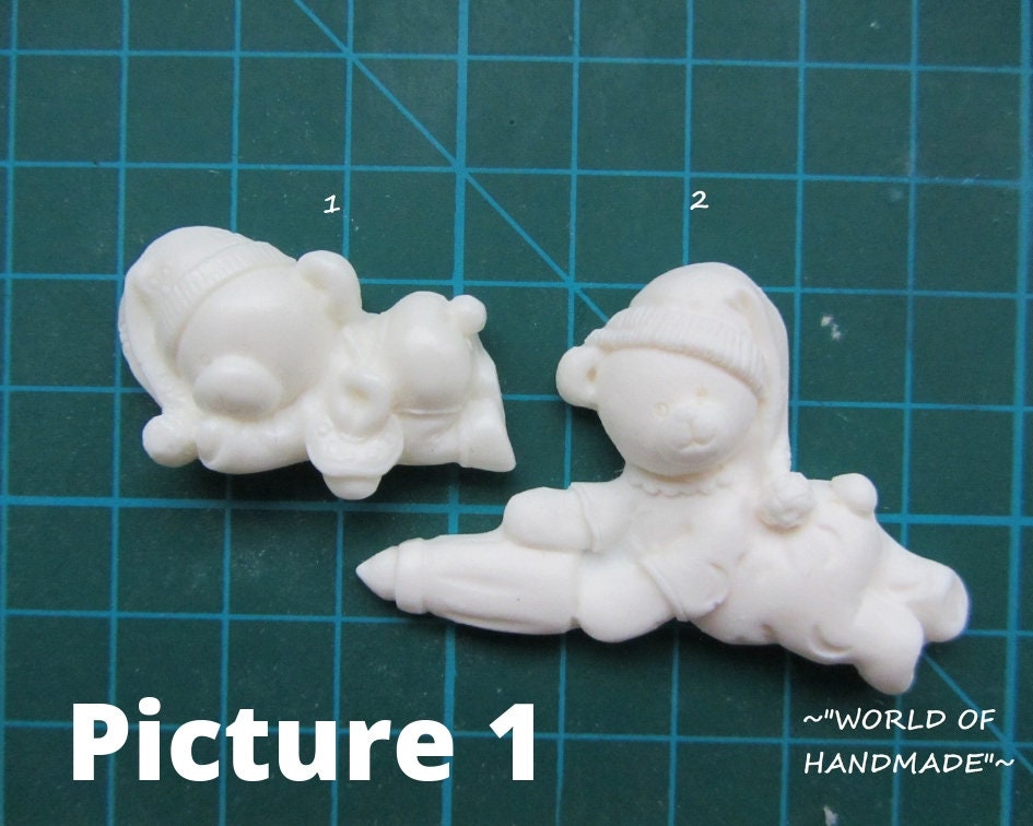 Silicone Forms for Scrapbooking in the Form of Teddy Bears of | Etsy