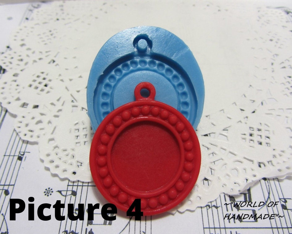 Silicone Molds in the Form of Frames for Cameos of Round - Etsy
