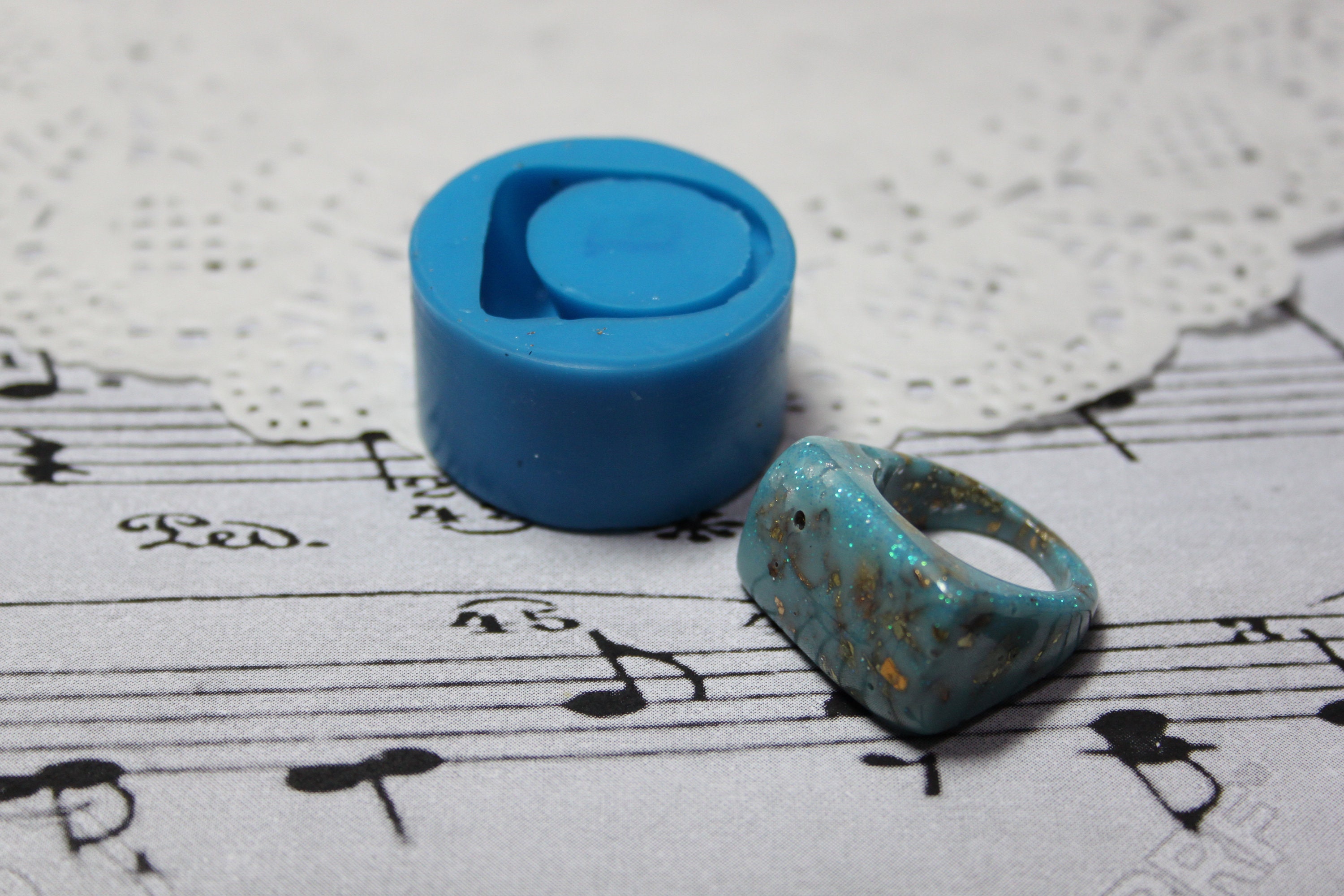 Silicone mold for the ring 25157mm | Etsy