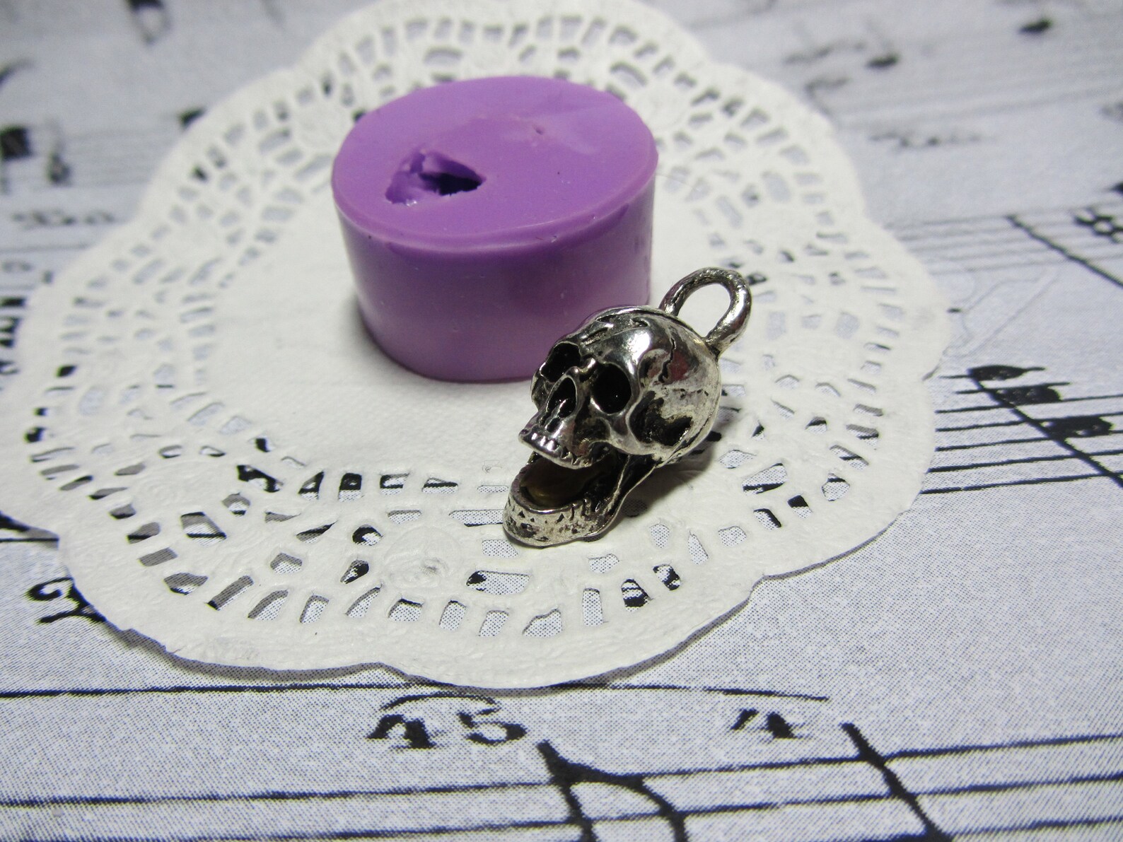 Silicone 3D-molds in the form of Skull. Molds for polymer clay | Etsy