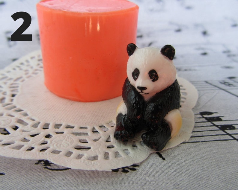 Silicone 3d-molds for Miniature Pandas of Different Shapes and - Etsy