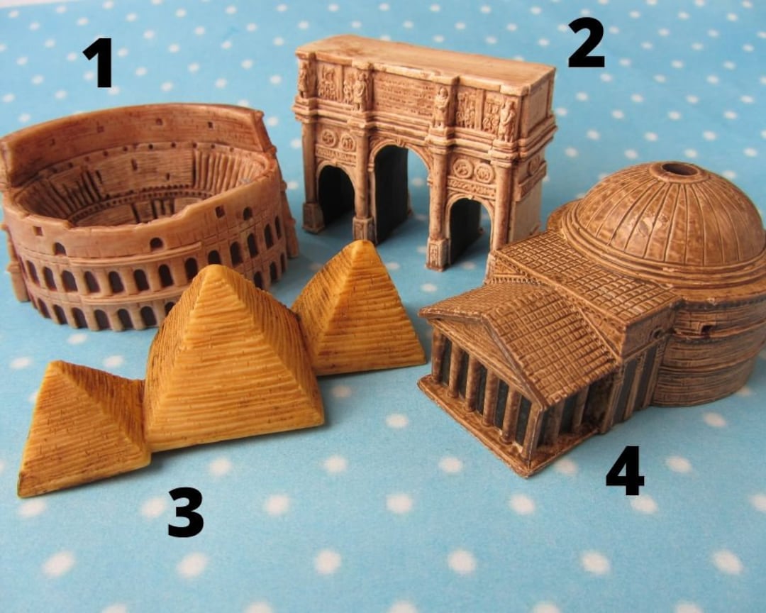 Silicone 3d-molds for Miniature Historical Monuments of Various Shapes ...