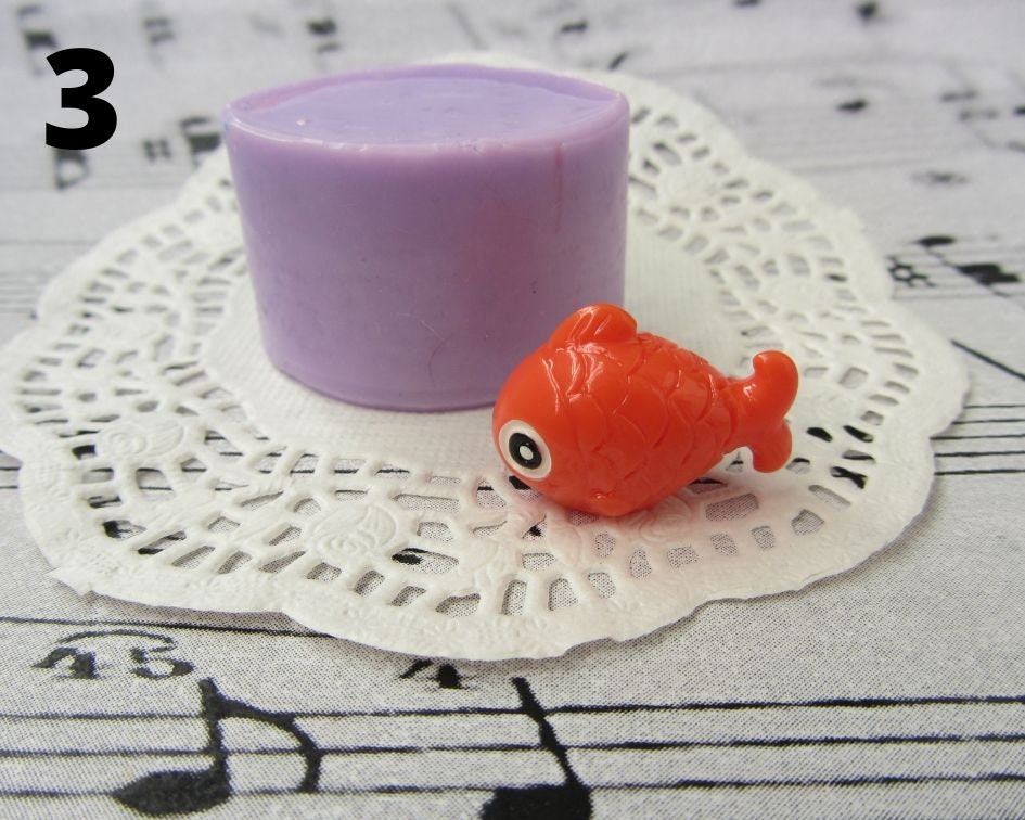 Silicone 3d-molds Miniature Fish of Various Shapes and Sizes. | Etsy