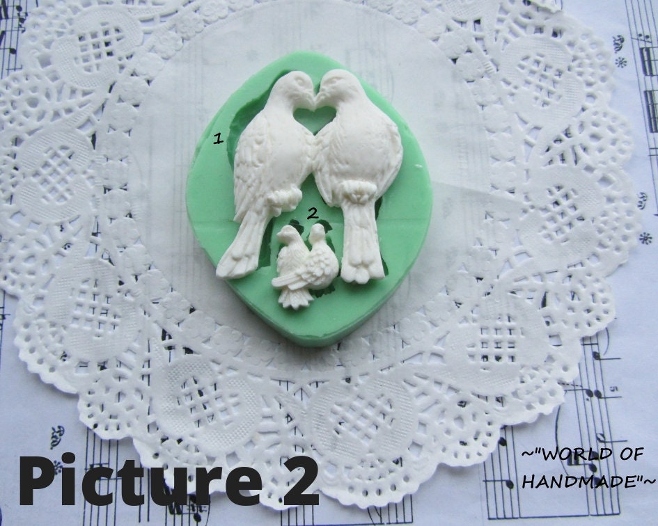 Silicone Forms for Scrapbooking in the Form of Birds of | Etsy