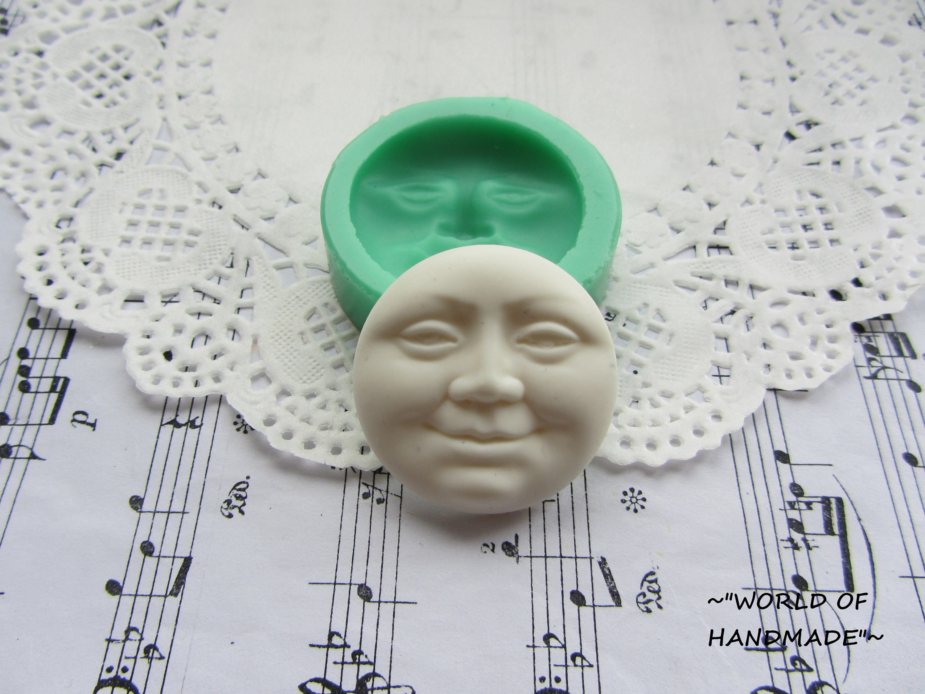 Silicone Molds in the Form of Human Faces of Different Shapes - Etsy