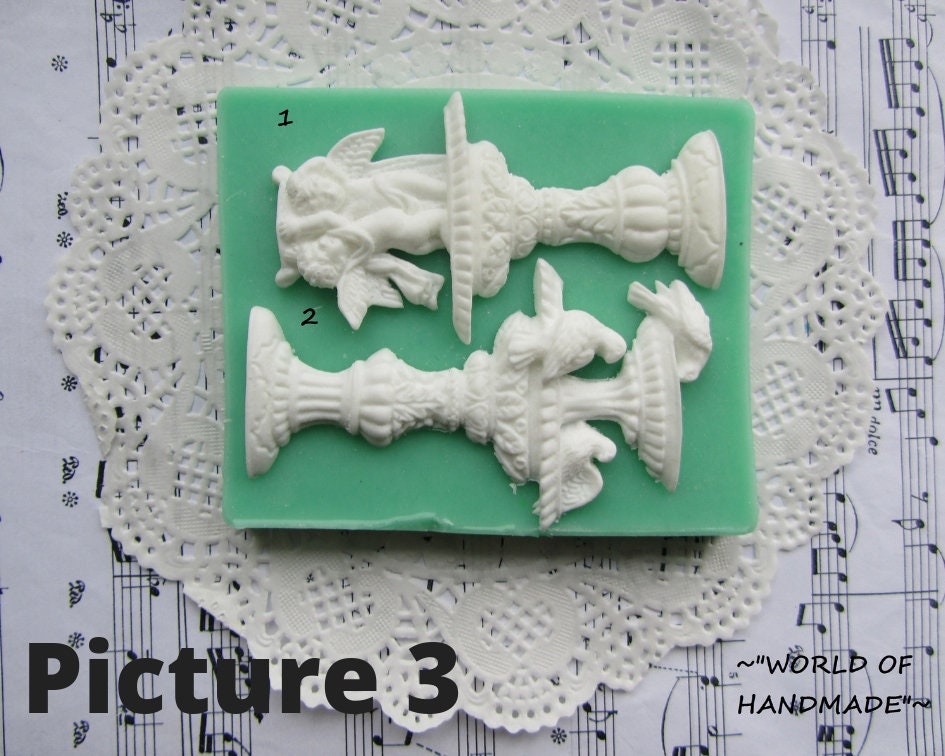 Silicone Forms for Scrapbooking in Vintage Style of Different Shapes ...