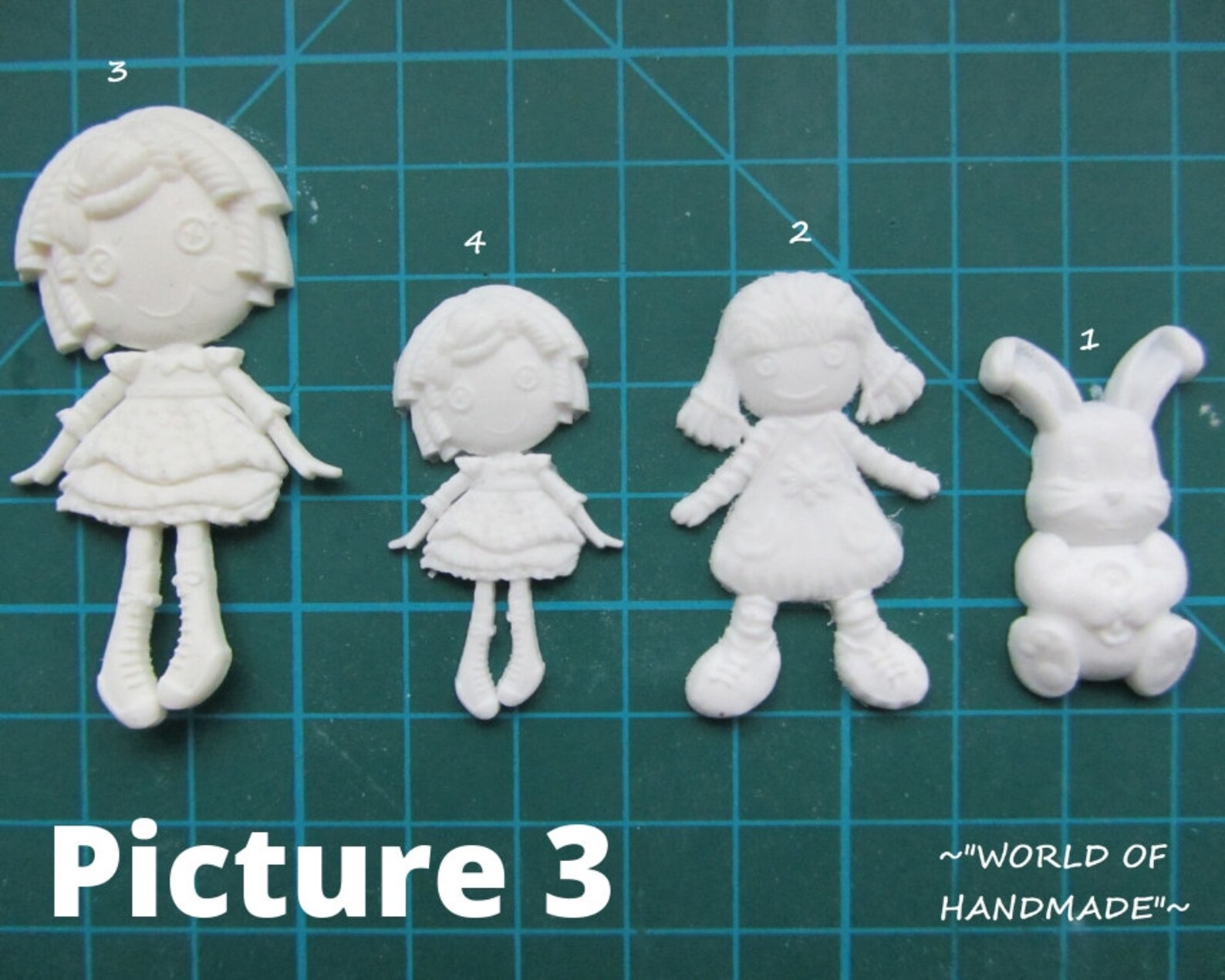 Silicone Forms for Scrapbooking on Children's Themes of Different ...