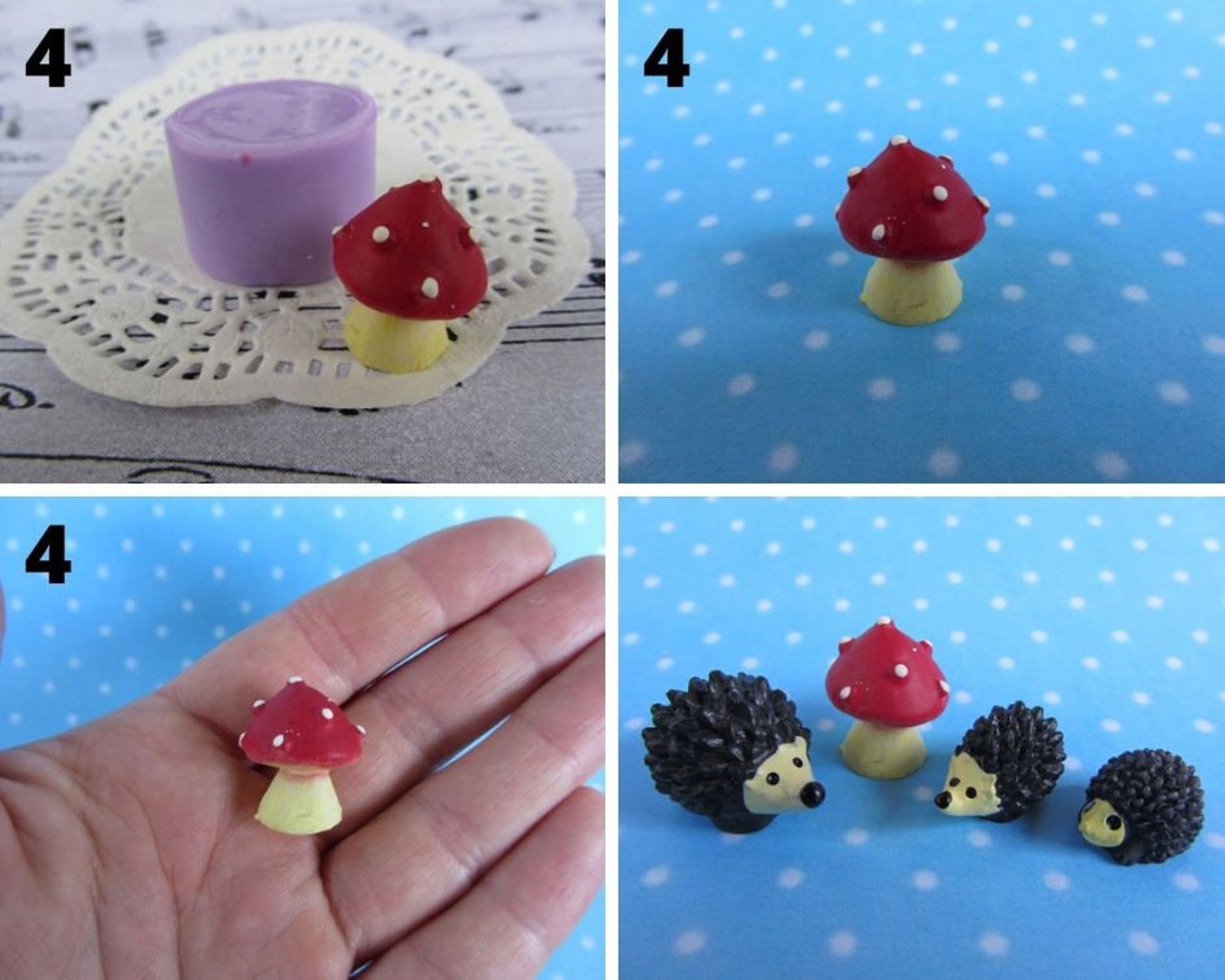 Silicone 3d-molds for Miniature Animals of Different Shapes and Sizes ...