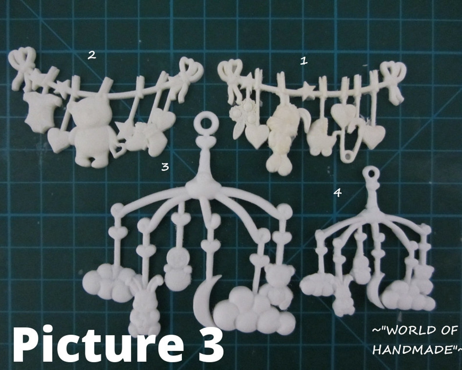 Silicone Forms for Scrapbooking on Children's Themes of Different ...