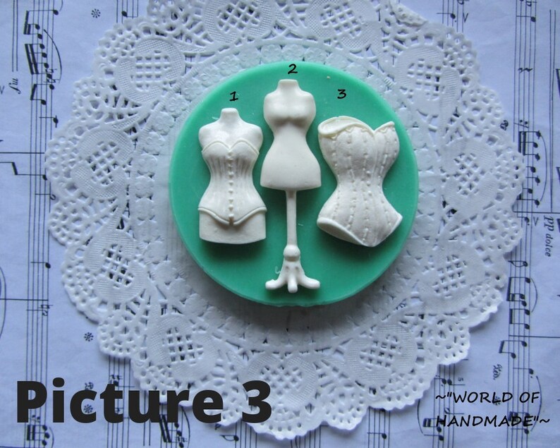 Silicone Forms for Scrapbooking in Vintage Style of Different Shapes ...