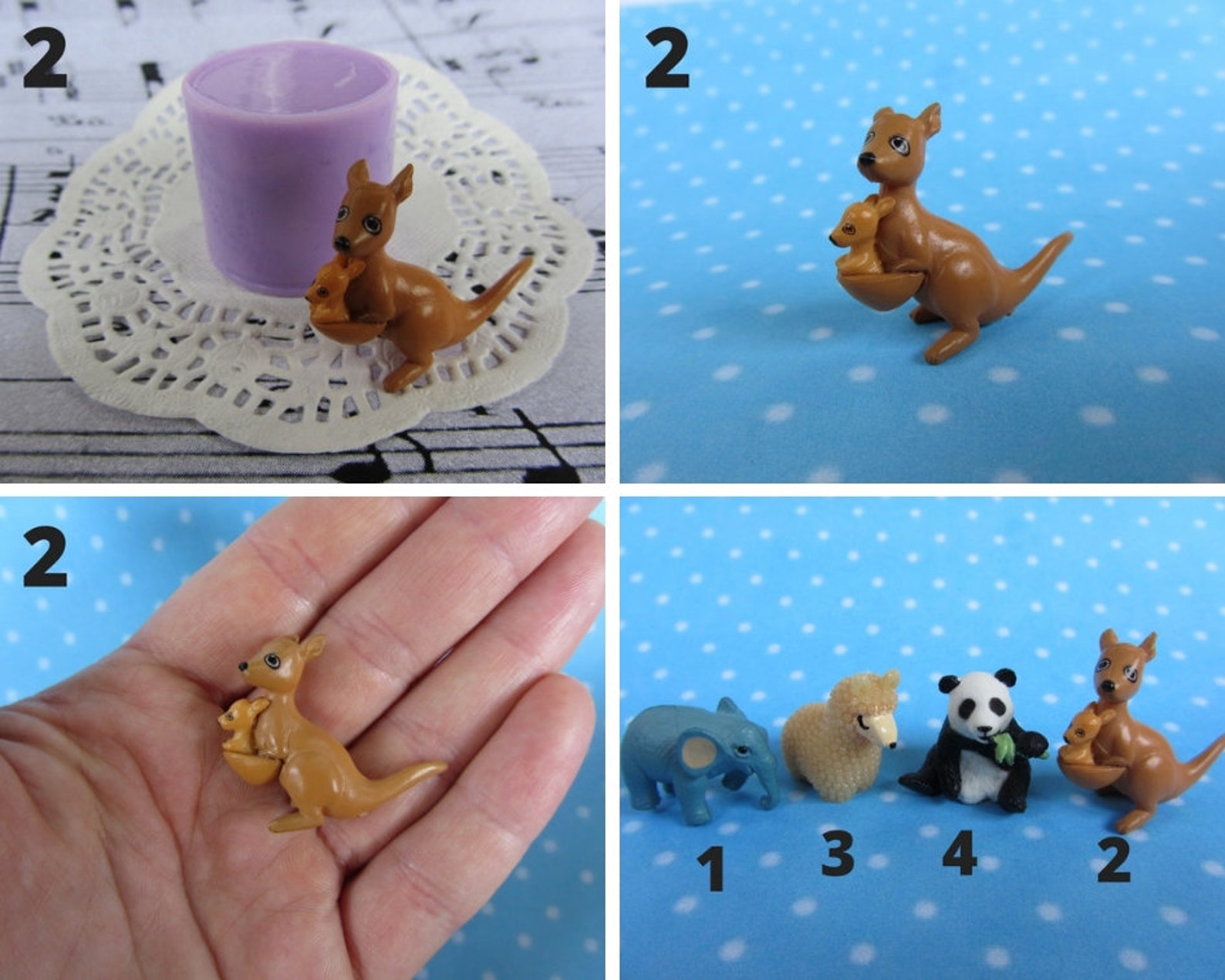 Silicone 3d-molds for Miniature Animals of Different Shapes and Sizes ...