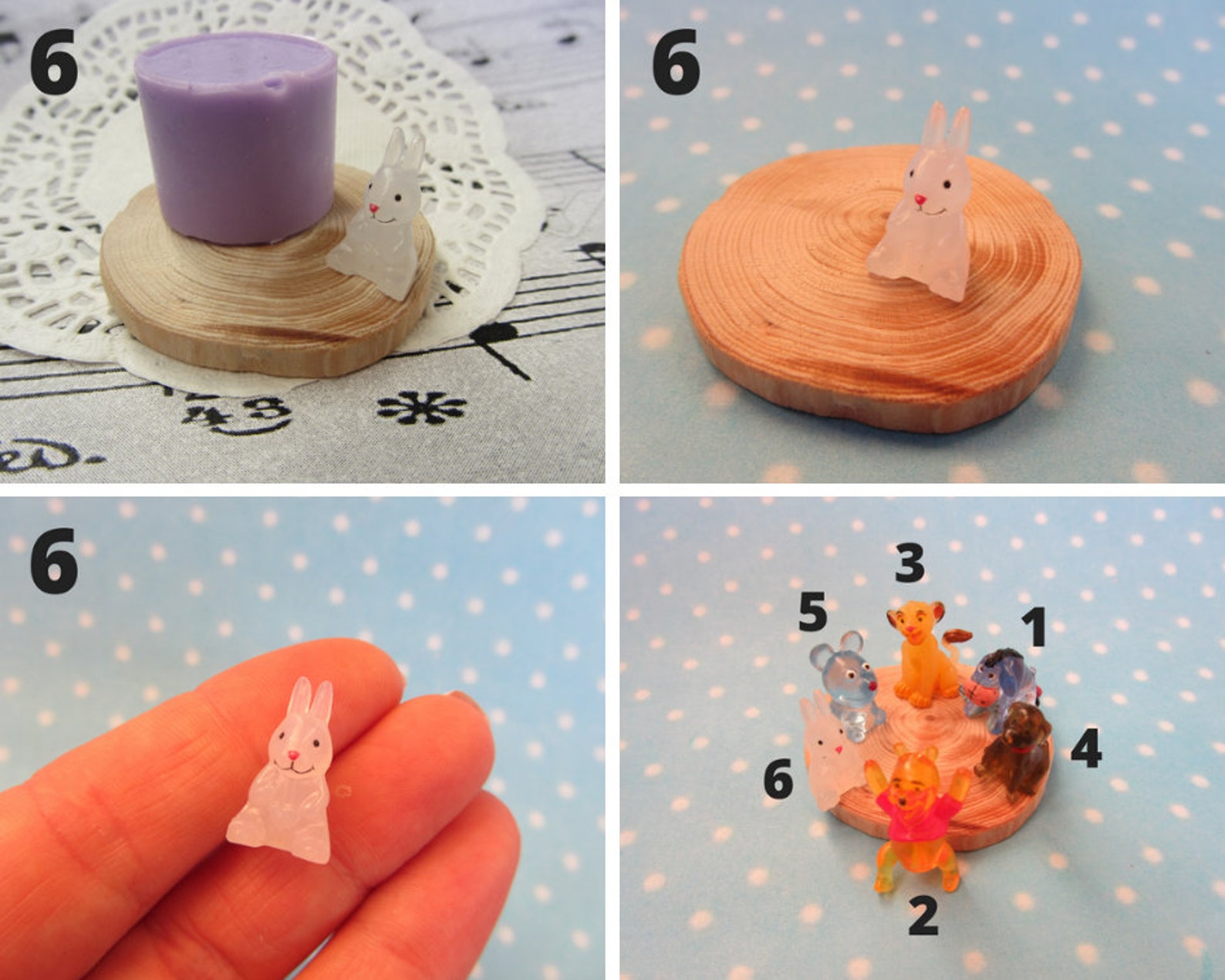 Silicone 3d-forms for Miniature Cartoon Animals of Different Shapes and ...