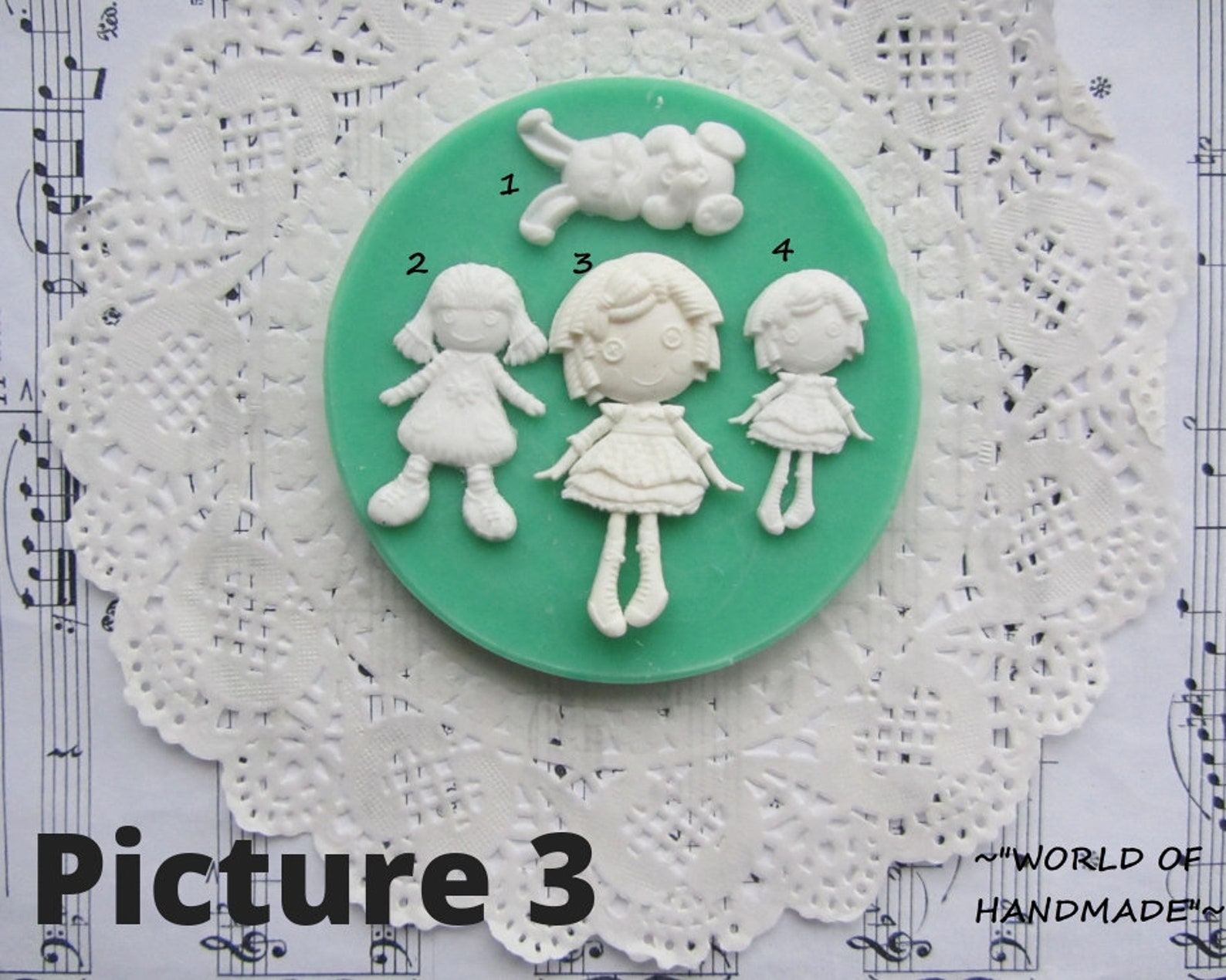 Silicone forms for Scrapbooking on Children's themes of | Etsy