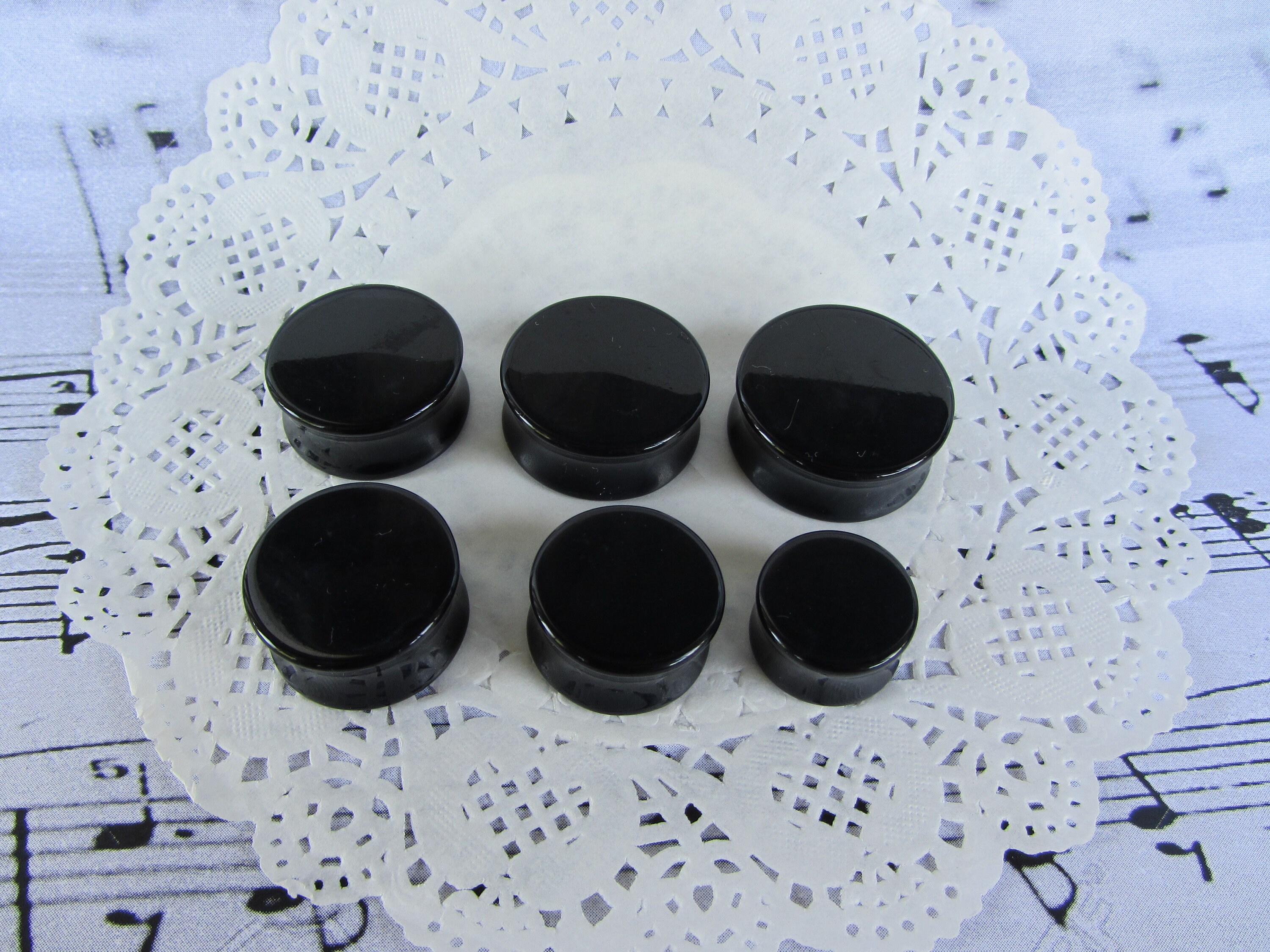 Silicone Mold Plugs (6 Sizes) - Round Tunnels - Forms for Earrings ...