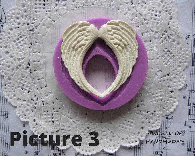 Silicone Molds for Scrapbooking in the Form of Wings and Feathers of ...