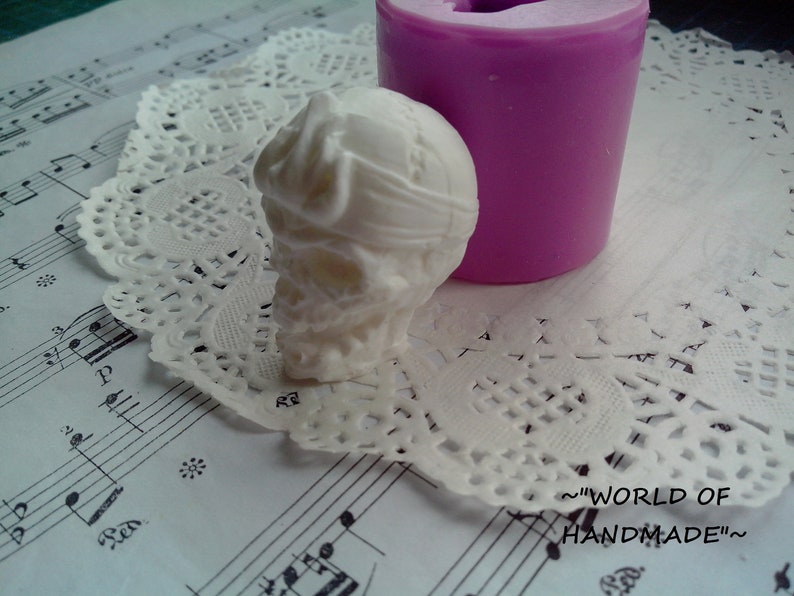 Silicone 3d-molds in the Form of Skulls . Molds for Polymer - Etsy