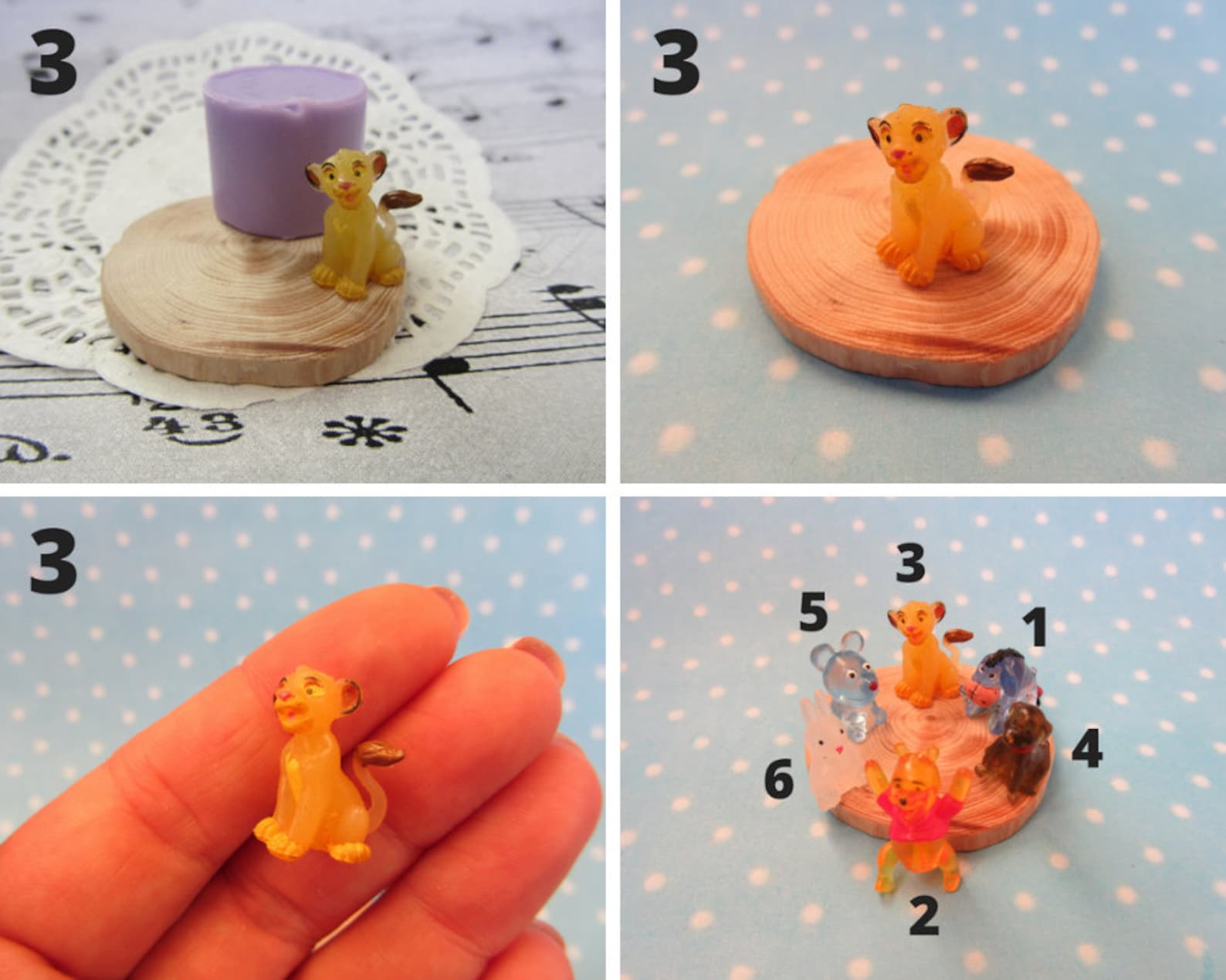Silicone 3d-forms for Miniature Cartoon Animals of Different Shapes and ...
