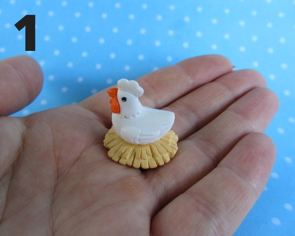 Silicone 3d-molds for Miniature Hen and Rooster. Forms for | Etsy