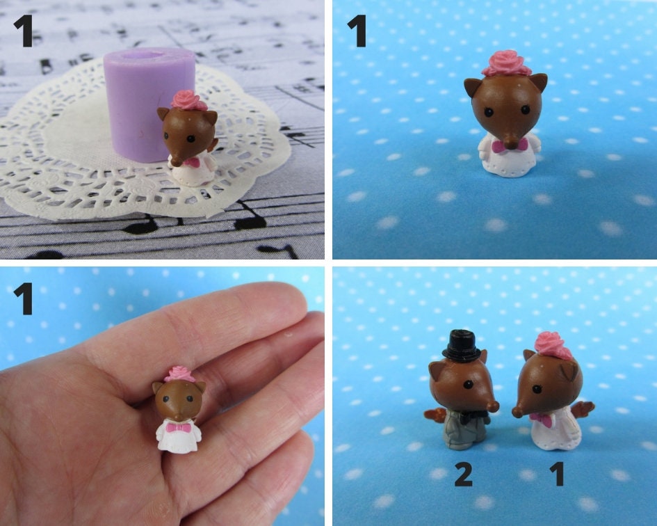 Silicone 3d-molds for Miniature Animals of Different Shapes and Sizes ...