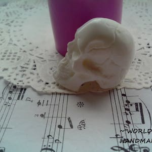 Silicone 3d-molds in the Form of Skulls of Different Shapes. Molds for Polymer Clay and Plastic ...