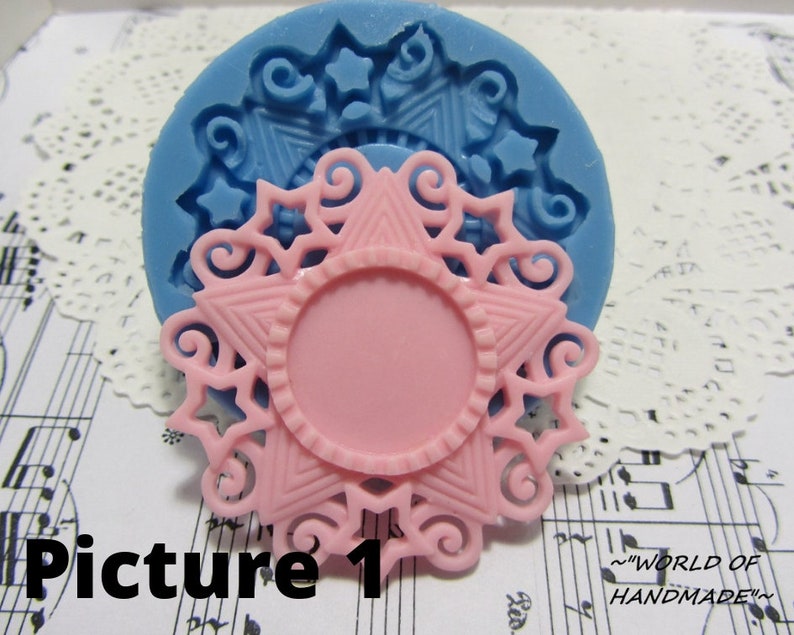 Silicone Molds in the Form of Frames for Cameos of Round - Etsy