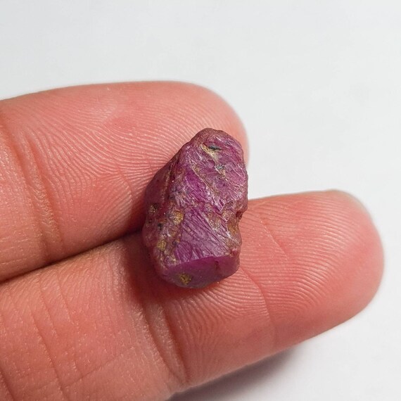 Natural Burma Ruby Gemstone Loose Rough Stone AAAA High | Etsy