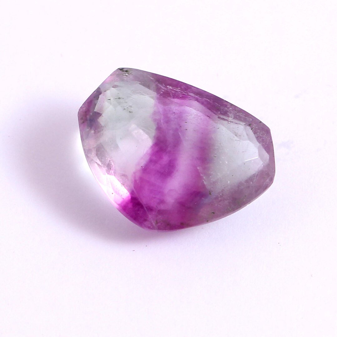 Natural Flourite Gemstone, Loose Fancy Shape Faceted, AAAA High Quality ...