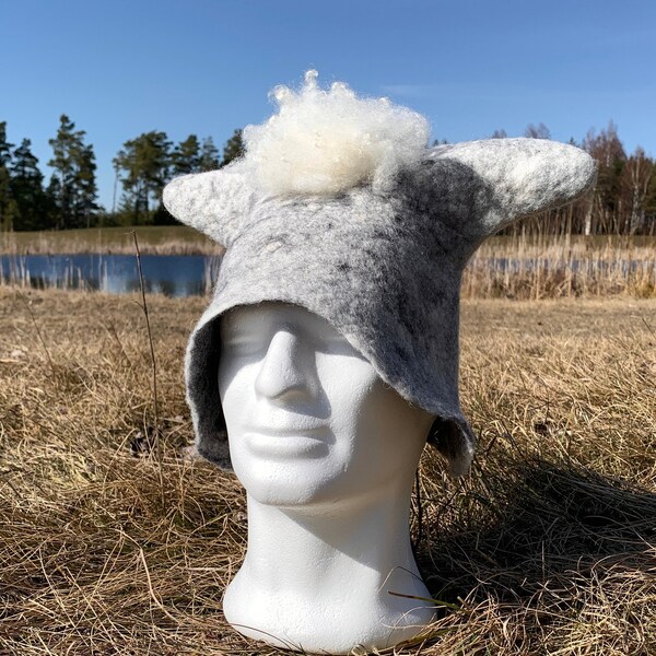 Hat With Horns - Etsy