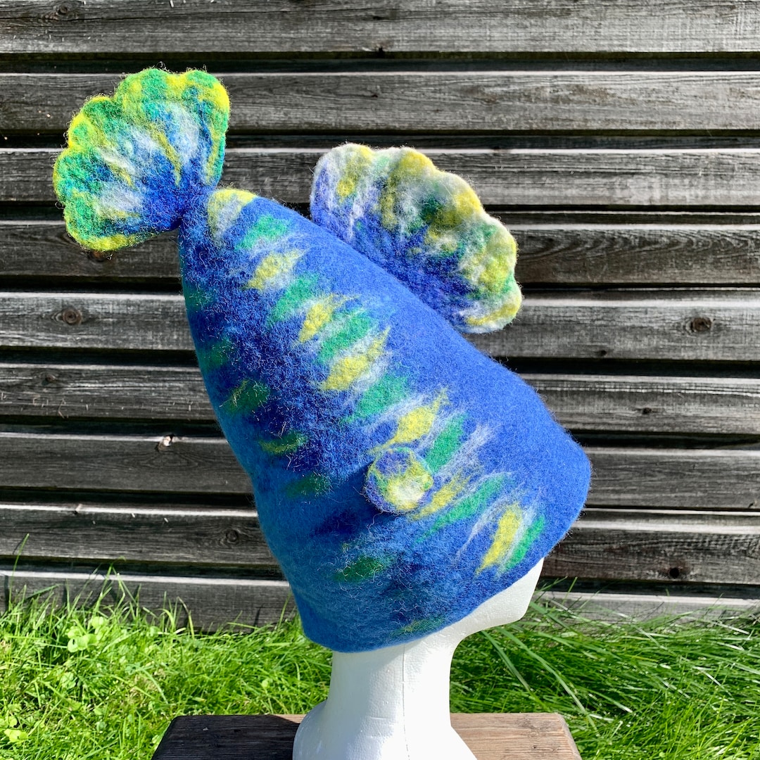 Sauna Hat, Felted Fish Hat, Handmade Fan Hat - Etsy