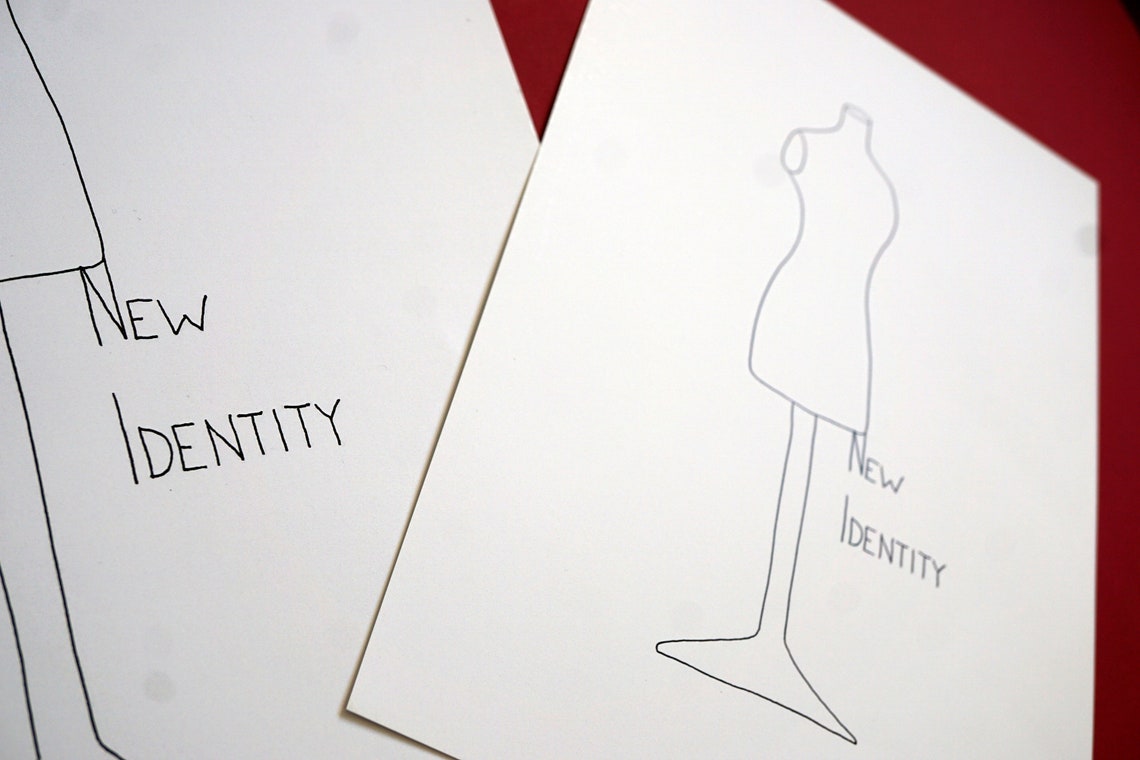 New Identity Print Sociocultural Art Exploring Identity - Etsy