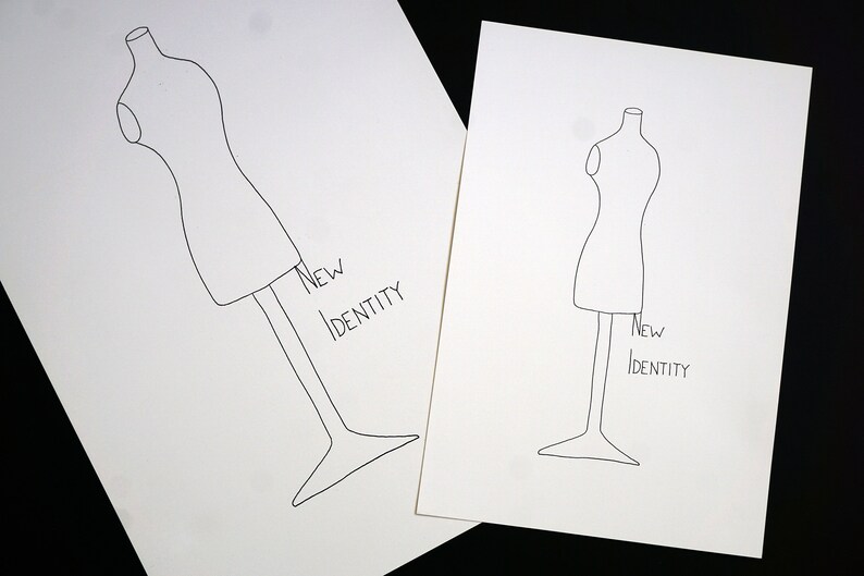 New Identity Print Sociocultural Art Exploring Identity - Etsy