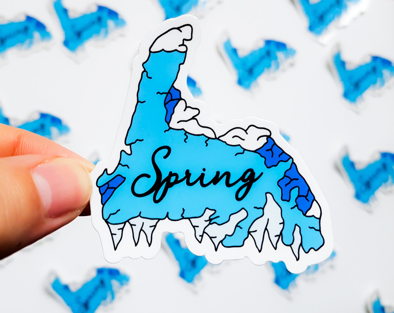 Newfoundland Spring Soft Enamel Pin Vinyl Sticker Decal / - Etsy