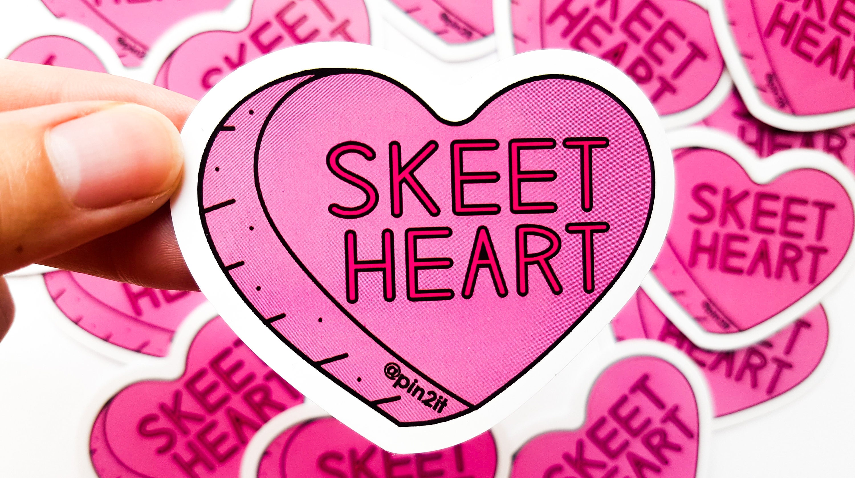 Skeet Heart Newfoundland Soft Enamel Pin Vinyl Sticker Decal - Etsy Canada