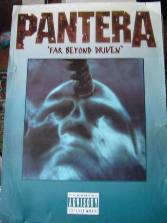 Pantera Far Beyond Driven 1994 Original Rare Uk Poster | Etsy
