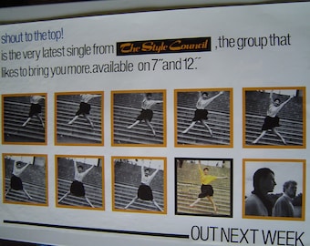 The Style Council Poster - Etsy