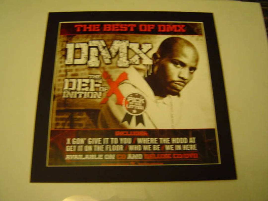 DMX the Best of DMX Original Poster in A Custom Made Mount - Etsy