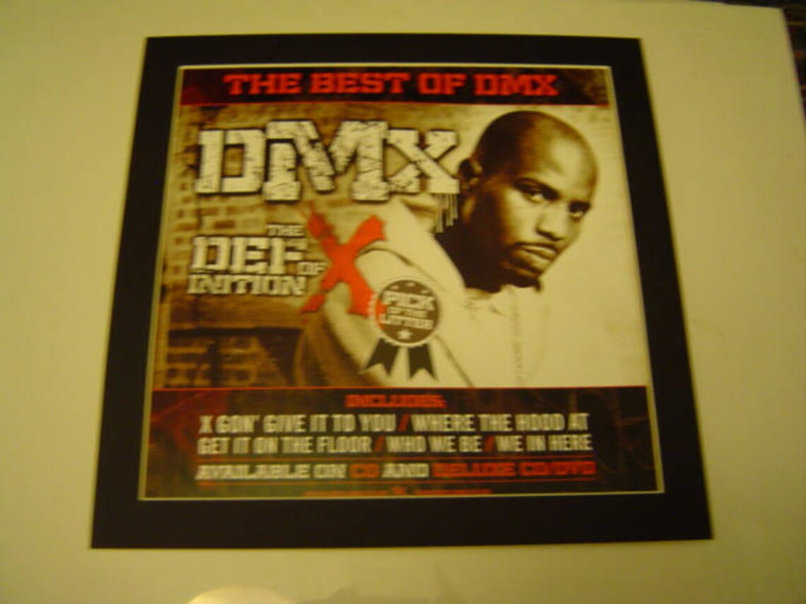 DMX the Best of DMX Original Poster in A Custom Made Mount - Etsy